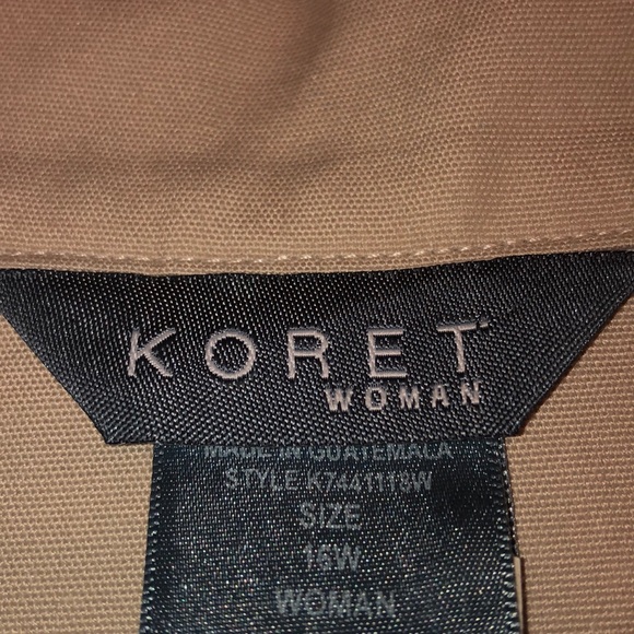 Koret | Jackets & Coats | Vtg Koret Woman Beige Full Zip Jacket 6w Mint ...